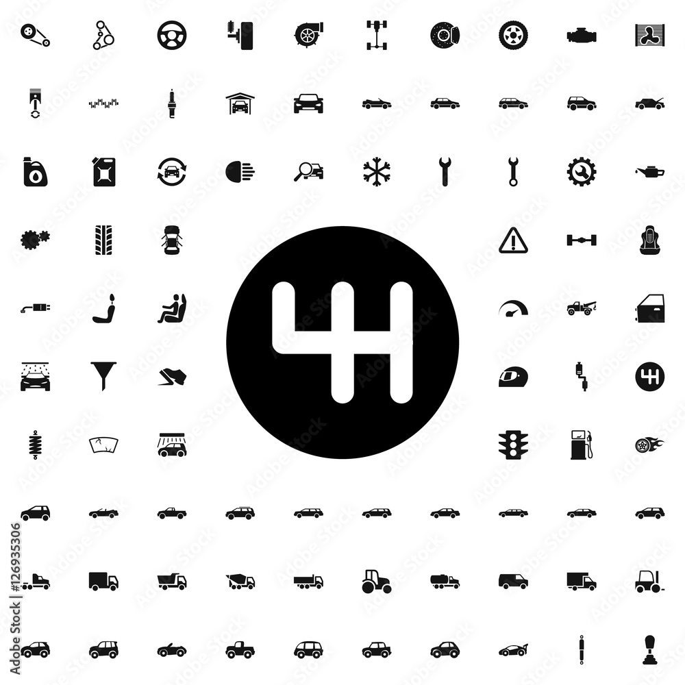 transmission icon illustration Stock Vector | Adobe Stock