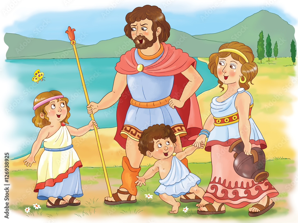 History of family. History of fashion. Family in ancient Greece. Mother ...