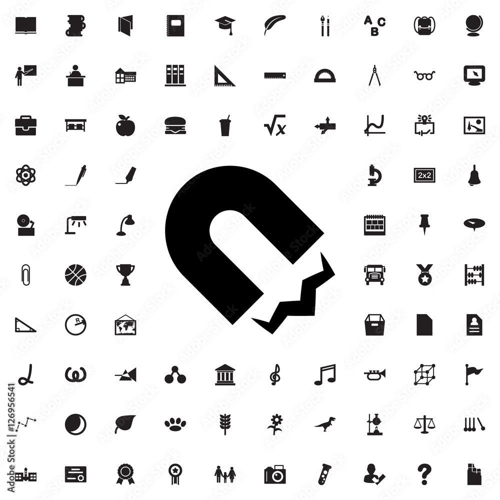 magnet icon illustration Stock Vector | Adobe Stock