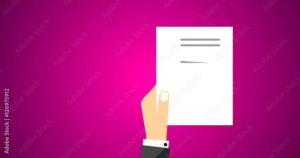 Contract Legal Document and Agreement Symbol With Stamp on White Paper ...