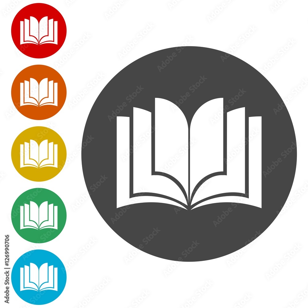 Vector sign book icon Stock Vector | Adobe Stock