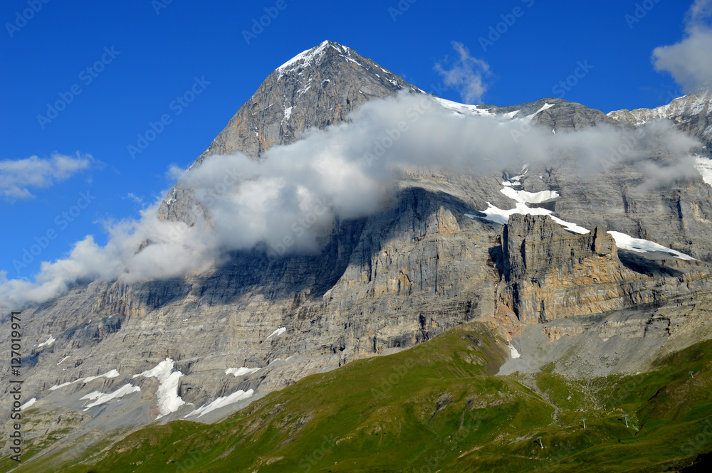 The North Face of the Eiger foto de Stock | Adobe Stock