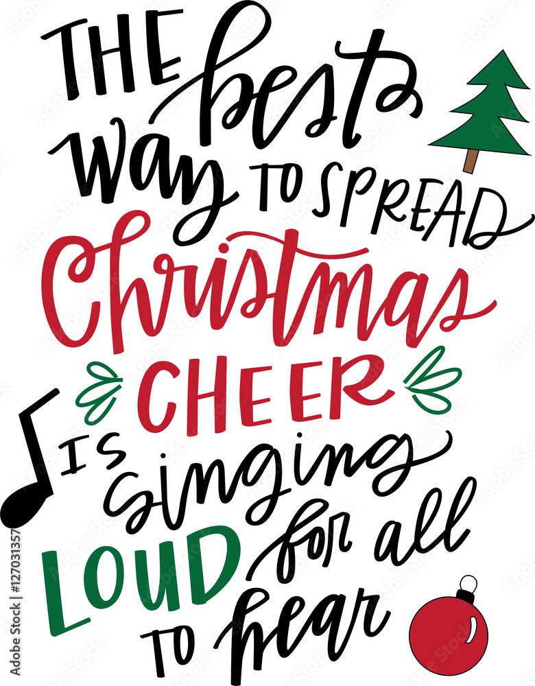 Christmas Cheer Stock Vector | Adobe Stock