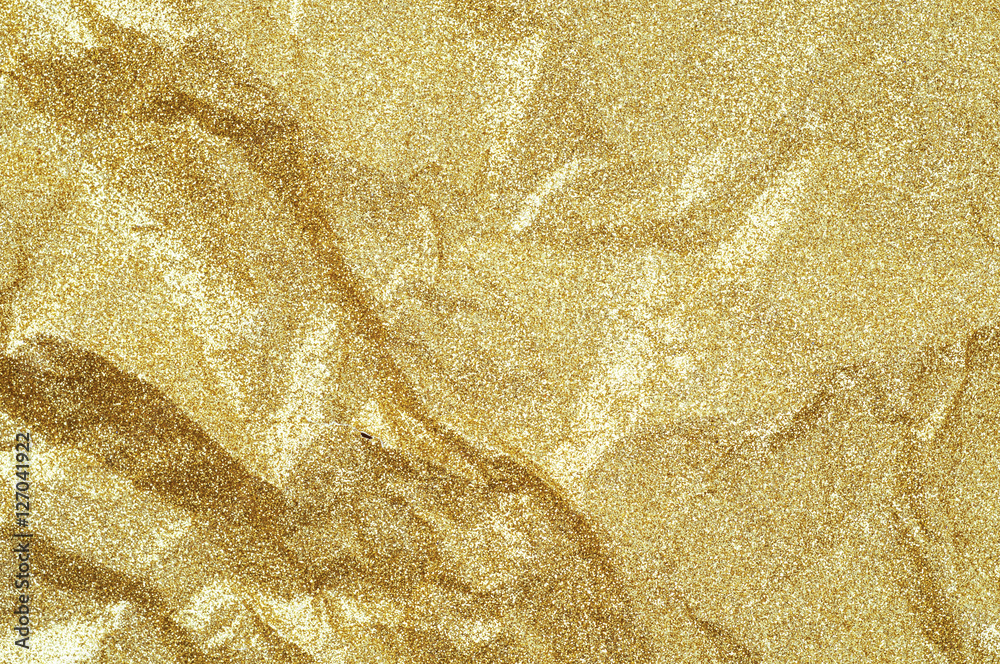 Gold wrinkled paper texture abstract background Stock Photo | Adobe Stock