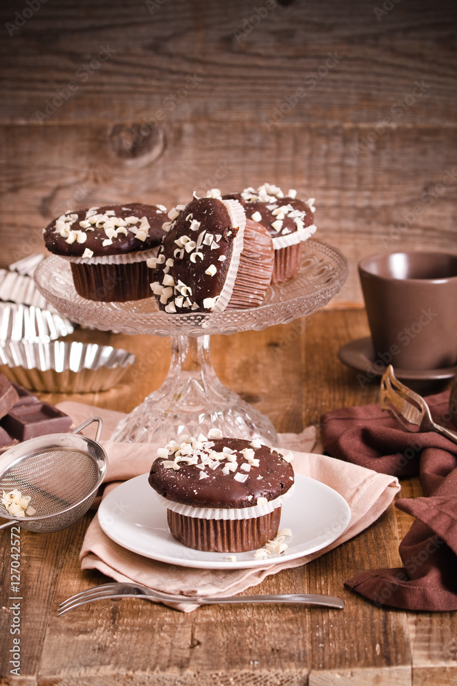 Chocolate muffin. Stock Photo | Adobe Stock