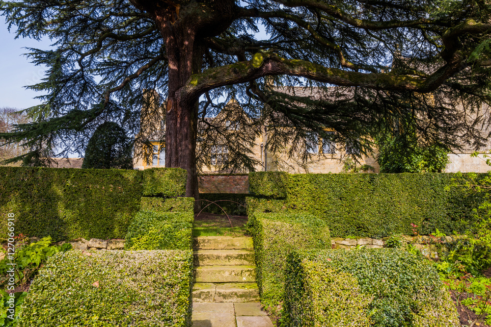 grounds and estate of hidcote manor gardens cotswolds england uk Stock ...