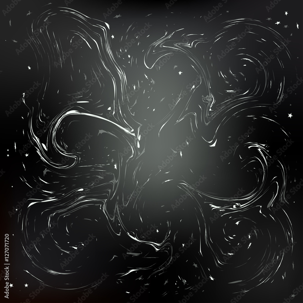 Vektorová grafika „Star distortion. Cosmic Anomaly. The formation of a ...