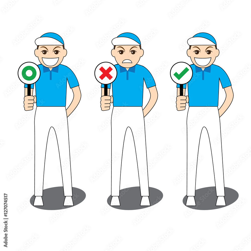 Cartoon illustration for true and false Stock Vector | Adobe Stock