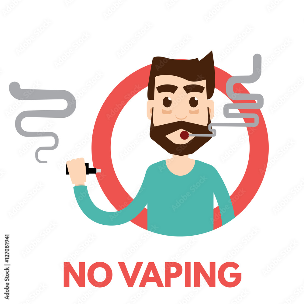 no vaping icon Stock Vector | Adobe Stock