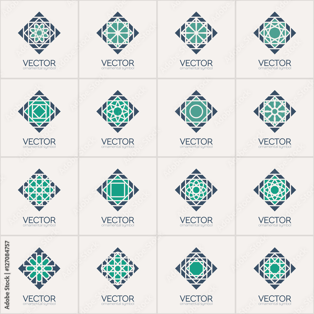 Vector geometric symbols Stock Vector | Adobe Stock