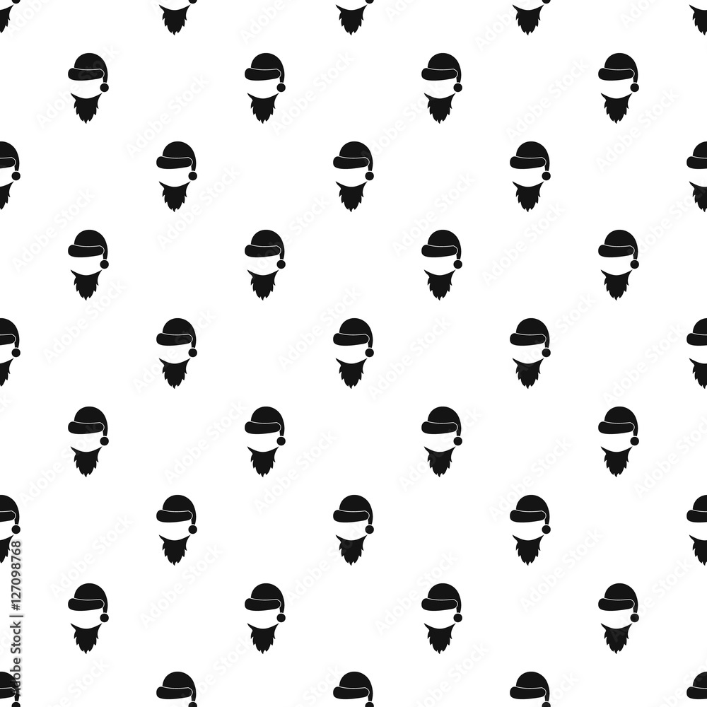 Santa Claus Beard Pattern