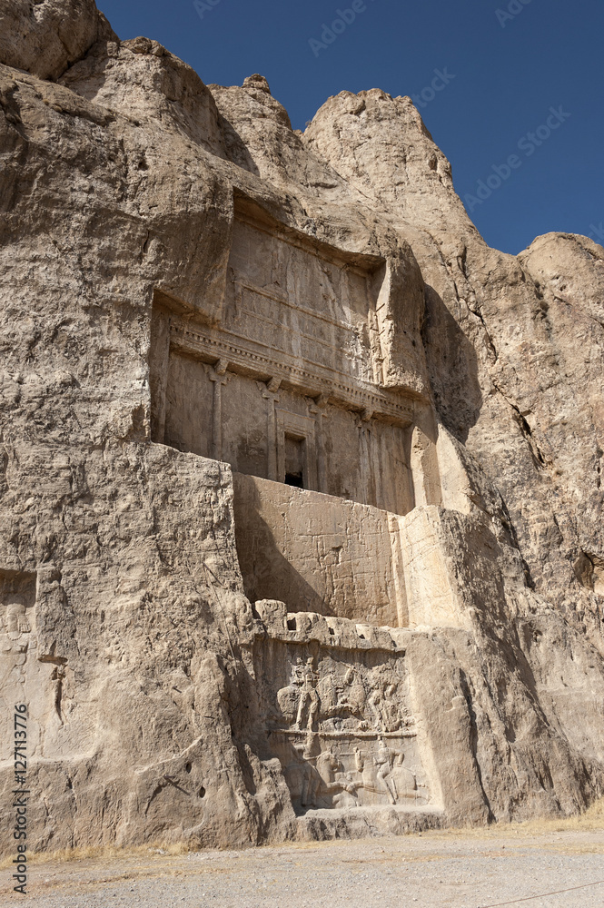 Iran, Necropolis (Naqsh-e Rustam, Ka'ba-ye Zartusch): The ancient ...
