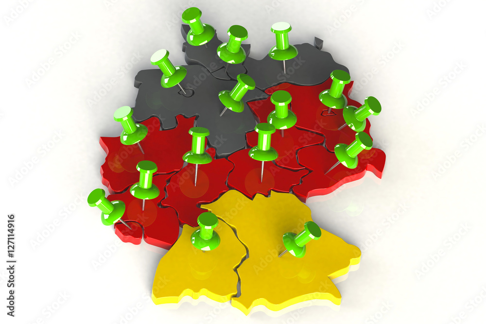 Standort Deutschland Stock Illustration | Adobe Stock
