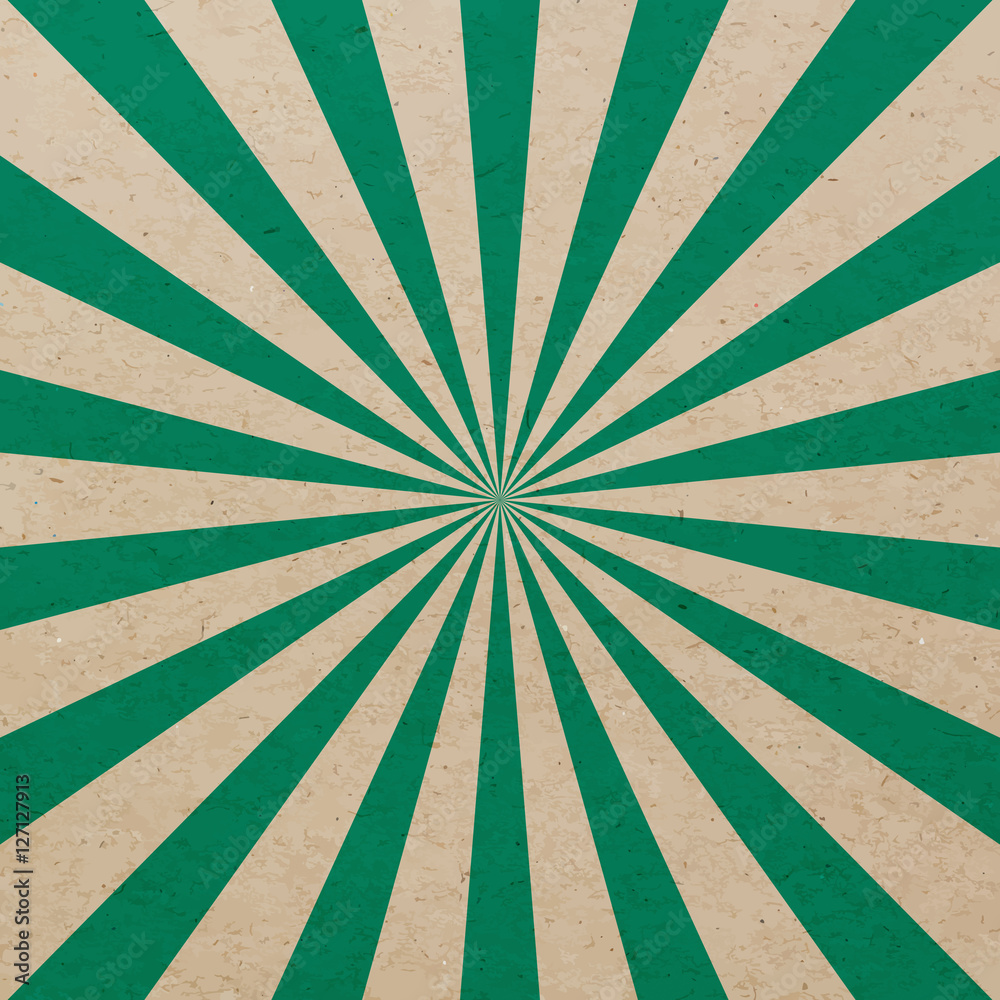Green sun rays, Old paper with stains - Vector Stock Vector | Adobe Stock