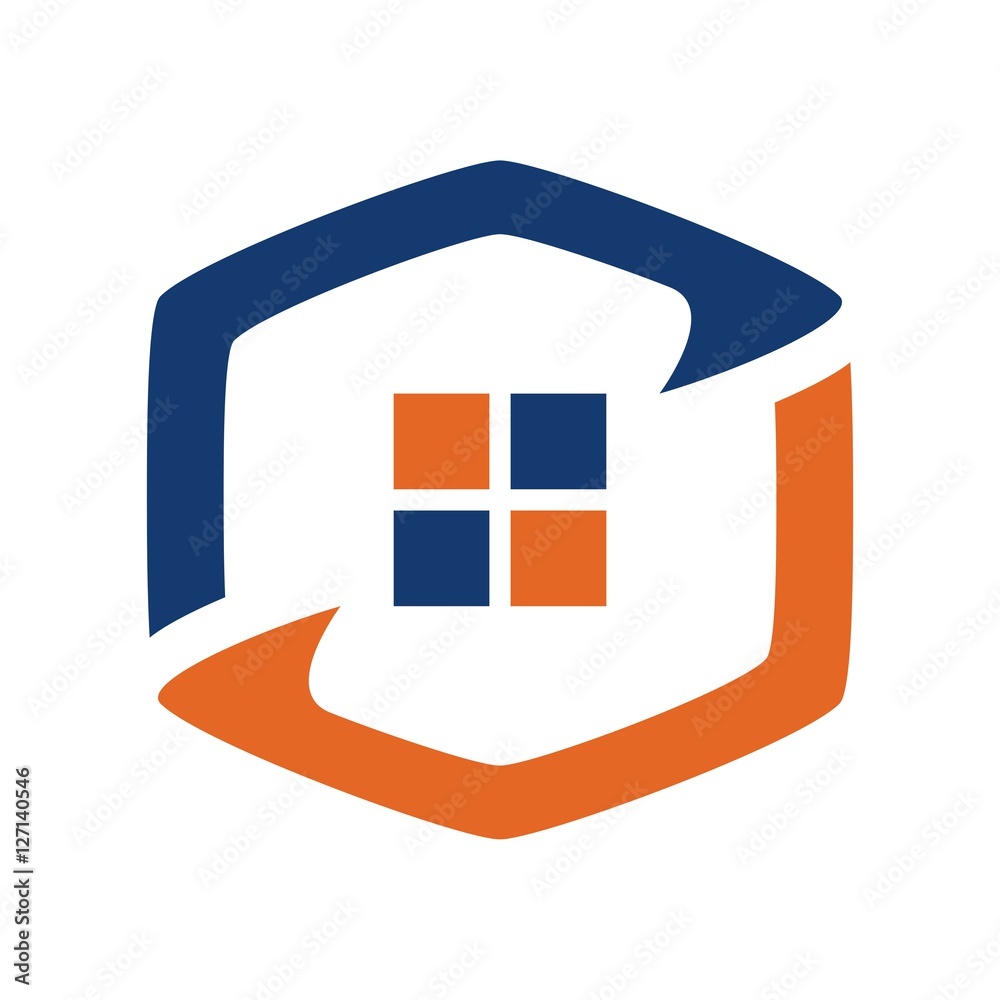 Home logo design Stock Vector | Adobe Stock