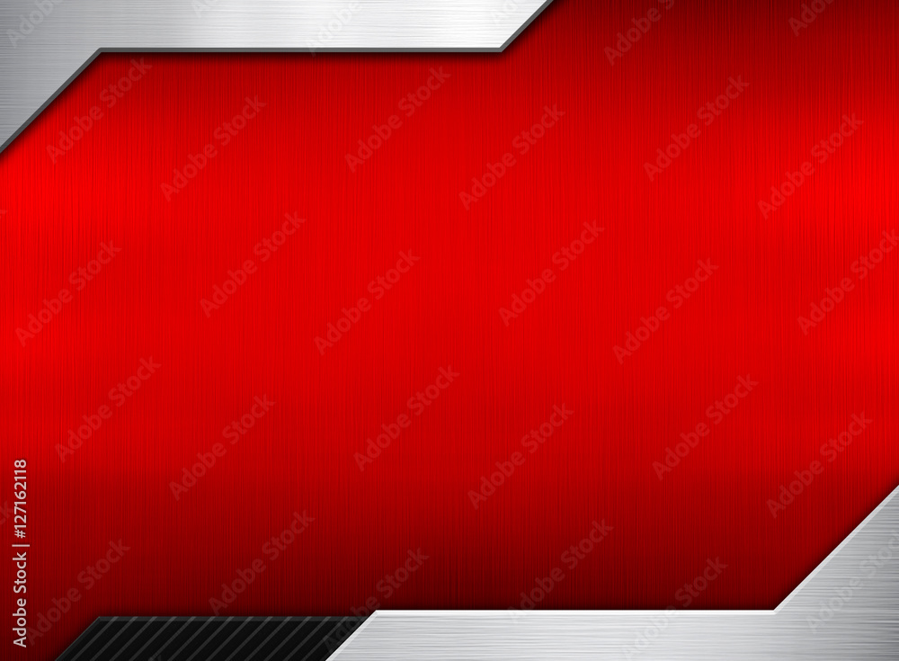 red metal design background Stock Illustration | Adobe Stock