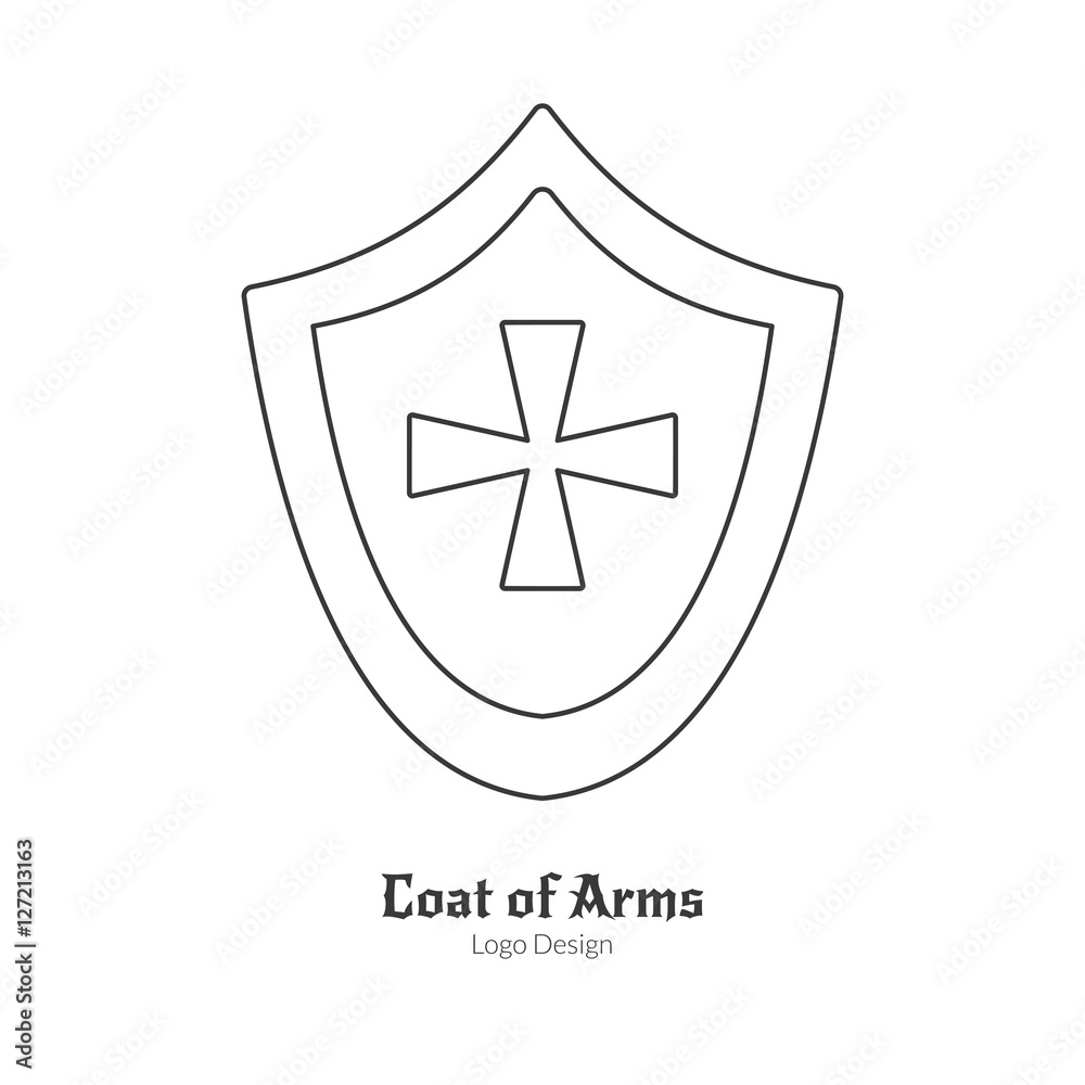 Medieval Shield Outline