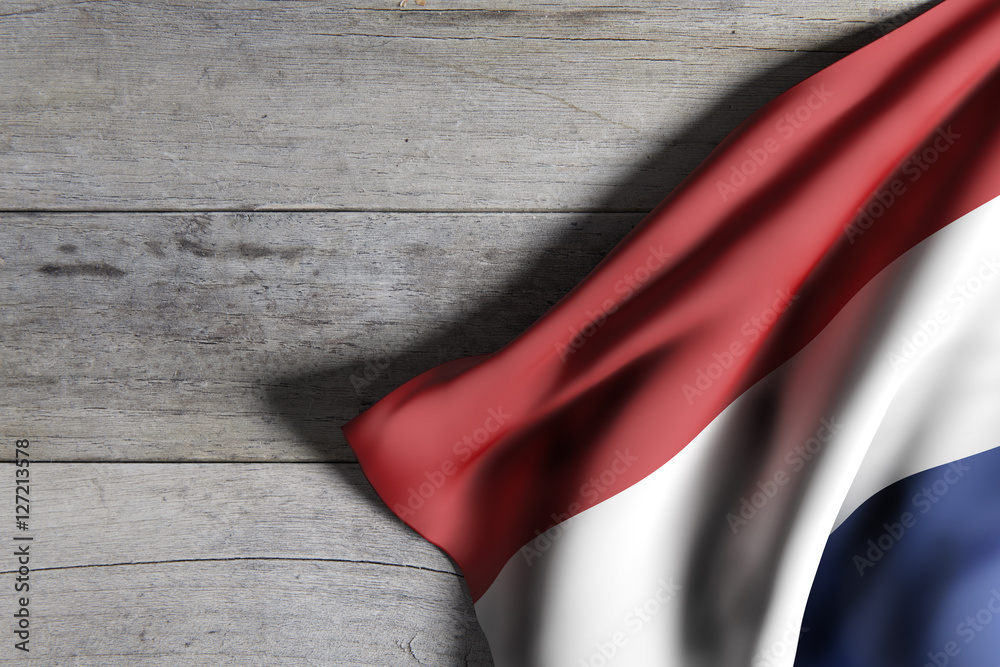 Netherlands flag waving Stock Photo | Adobe Stock