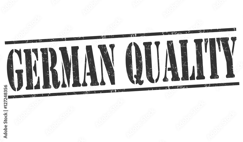German quality sign or stamp Stock Vector | Adobe Stock