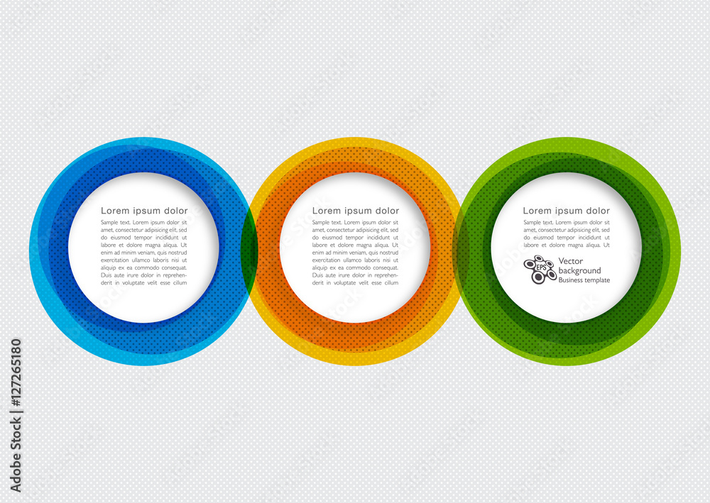 Infographic Colorful Circle Frame #Vector Graphic Stock Vector | Adobe ...