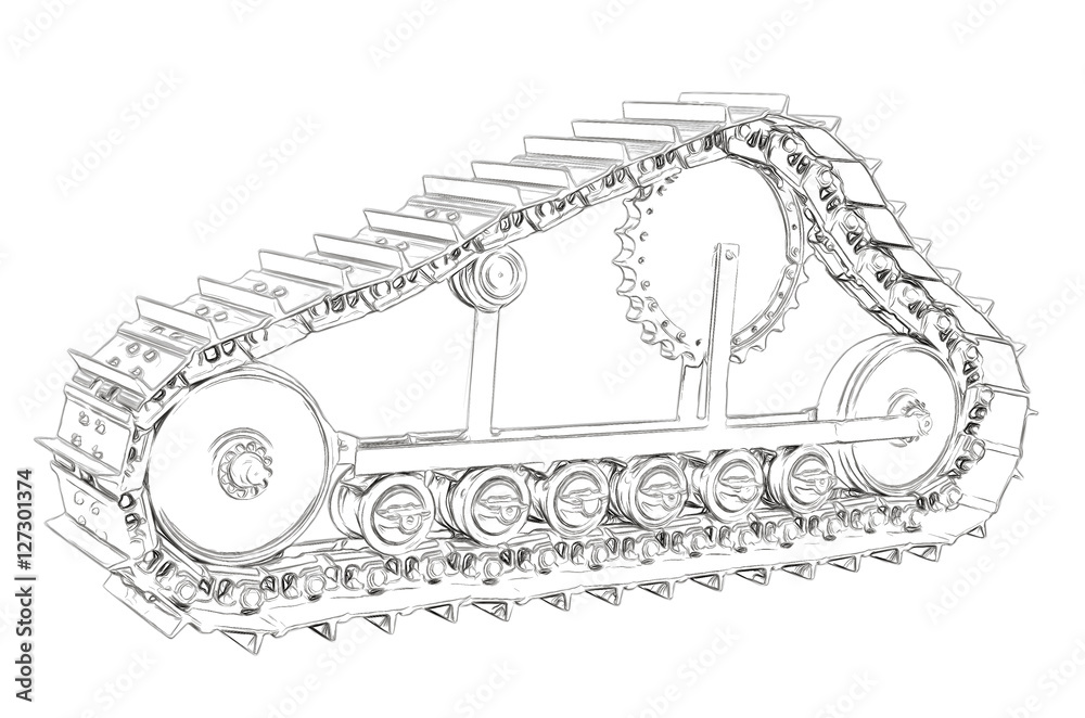 Outlines of the caterpillar Illustration Stock | Adobe Stock