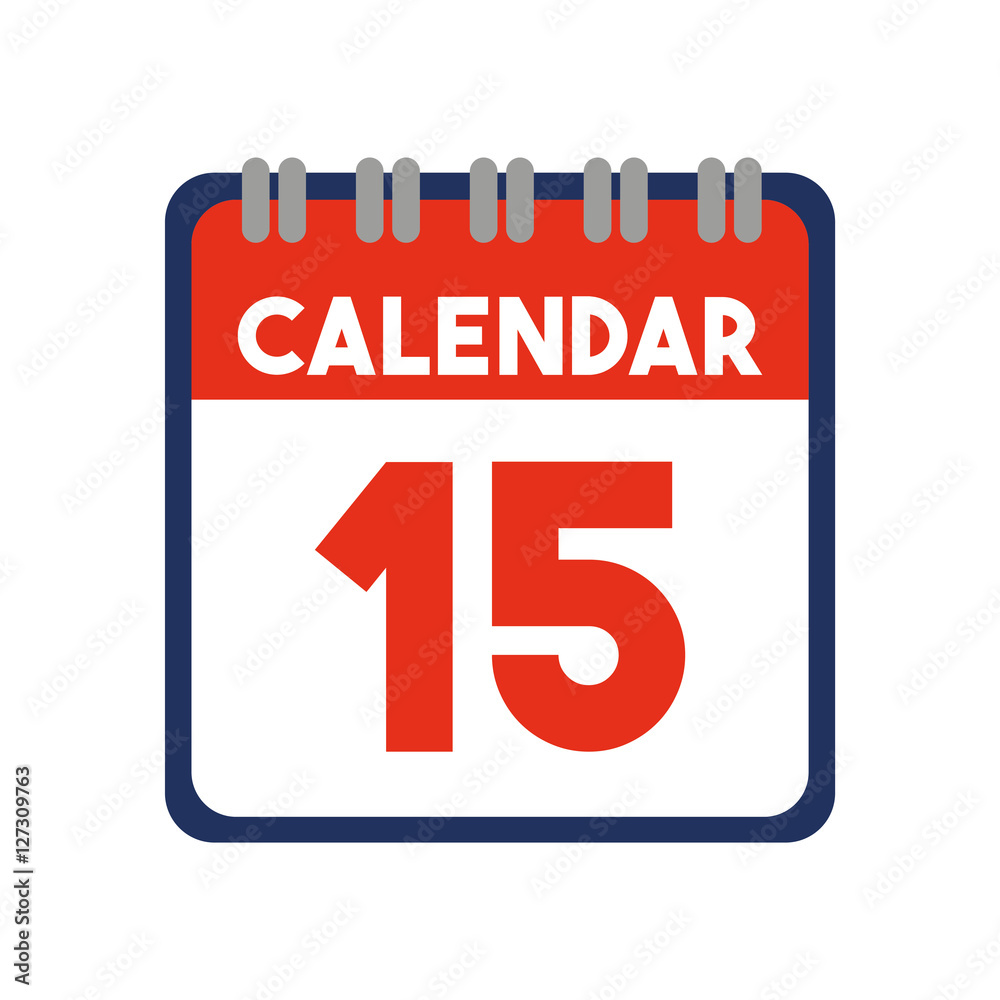 calendar reminder isolated icon vector illustration design Stock Vector ...