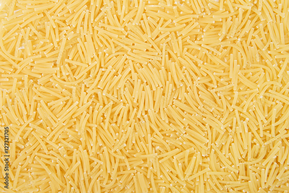 Raw vermicelli pasta background Stock Photo | Adobe Stock
