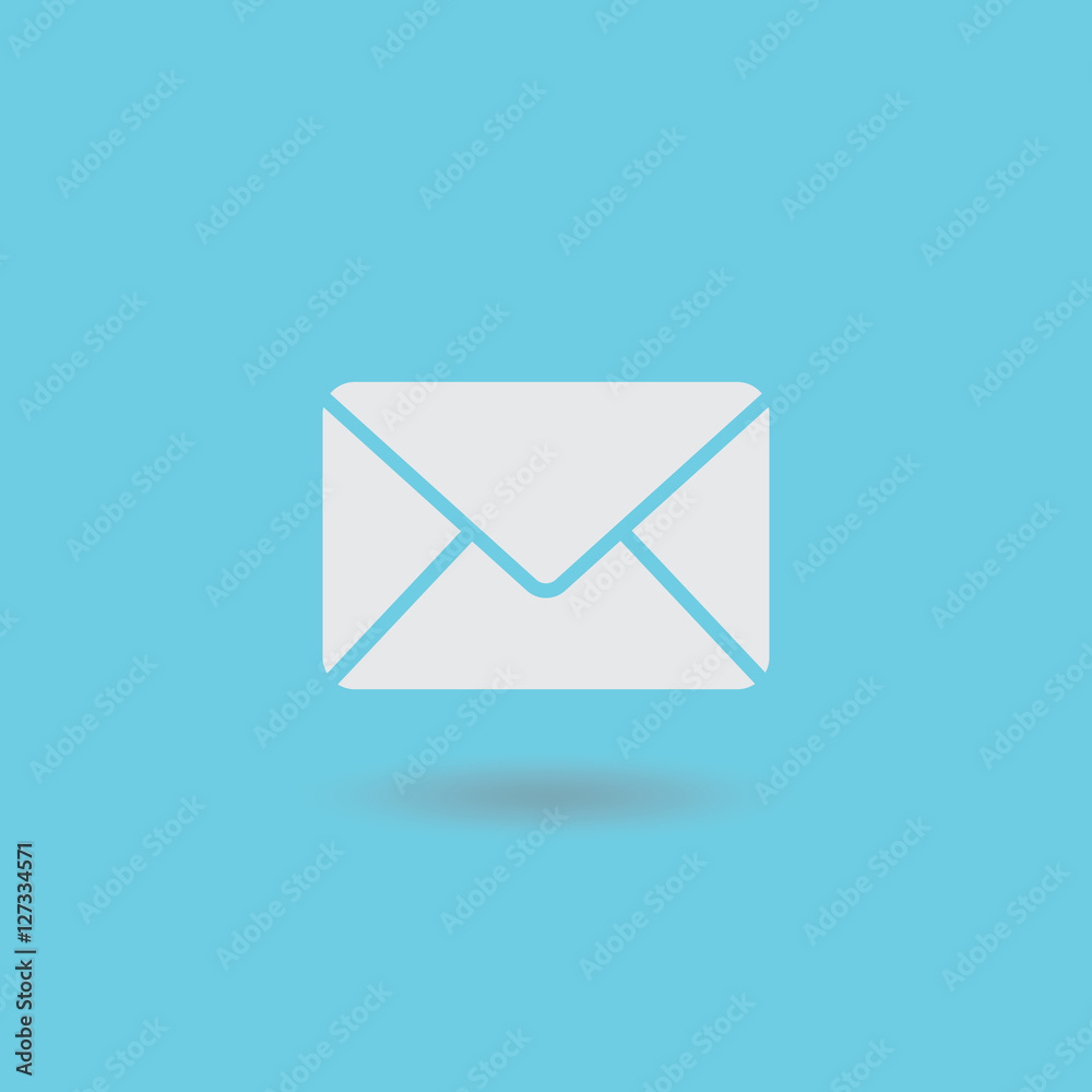 Envelope Mail icon vector isolated on white background for your design ...
