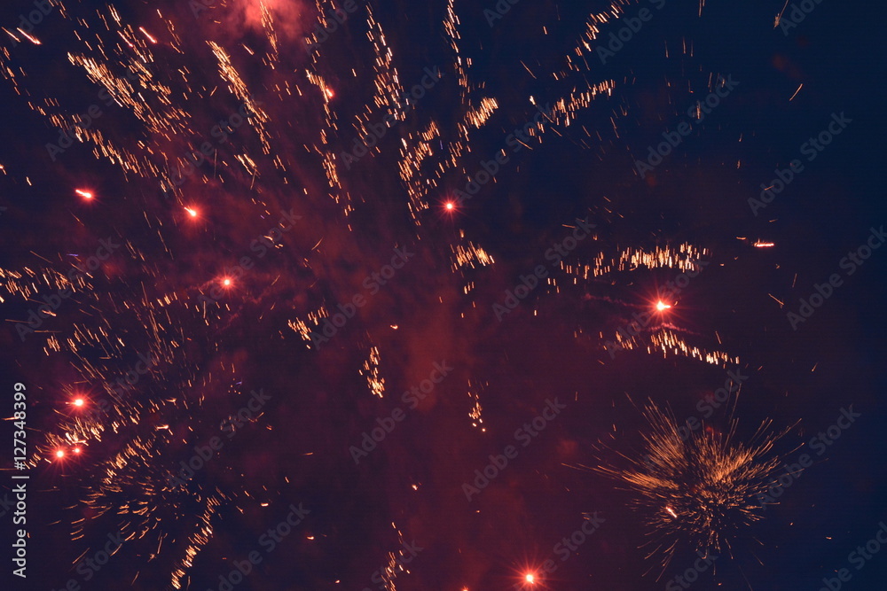 Fire works Stock Photo | Adobe Stock