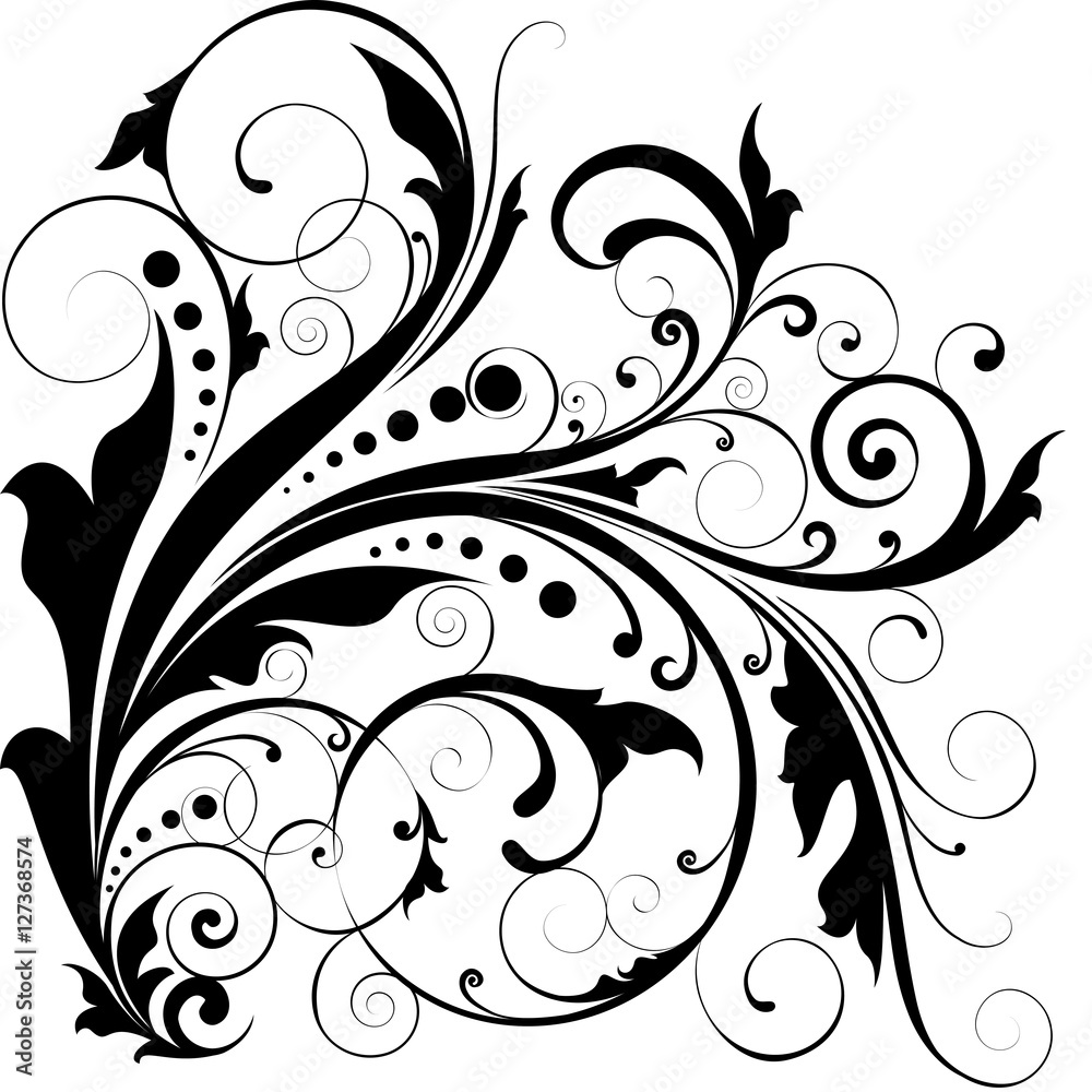 Floral Swirl Patterns