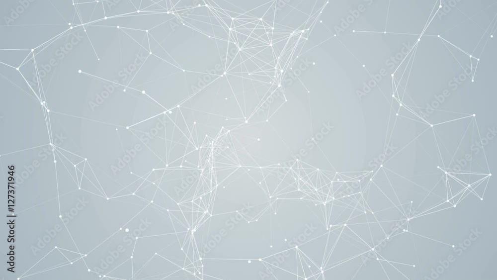 Plexus abstract network white technology science background loop Stock ... Plexus abstract network white technology science background loop Stock ...