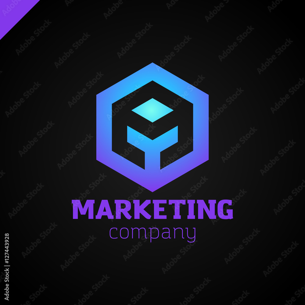 Letter M cube logo icon design template elements Stock Vector | Adobe Stock