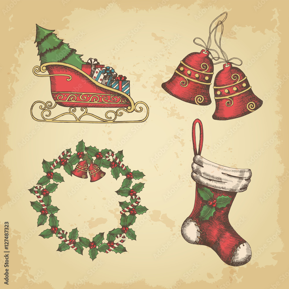 Vintage Christmas Illustration