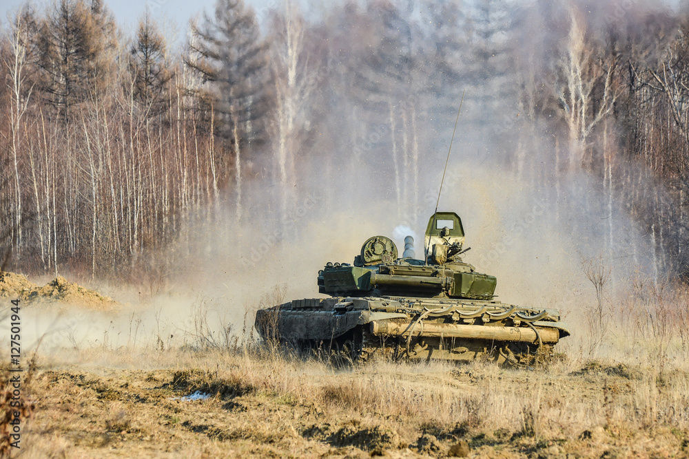 Russian tank T-72 Stock Photo | Adobe Stock