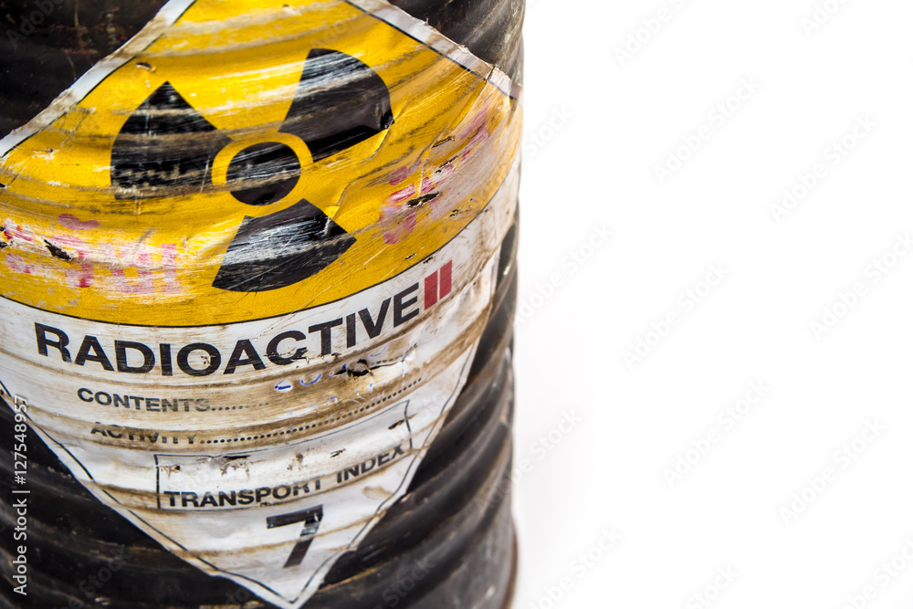 Steel container of Radioactive material Stock Photo | Adobe Stock