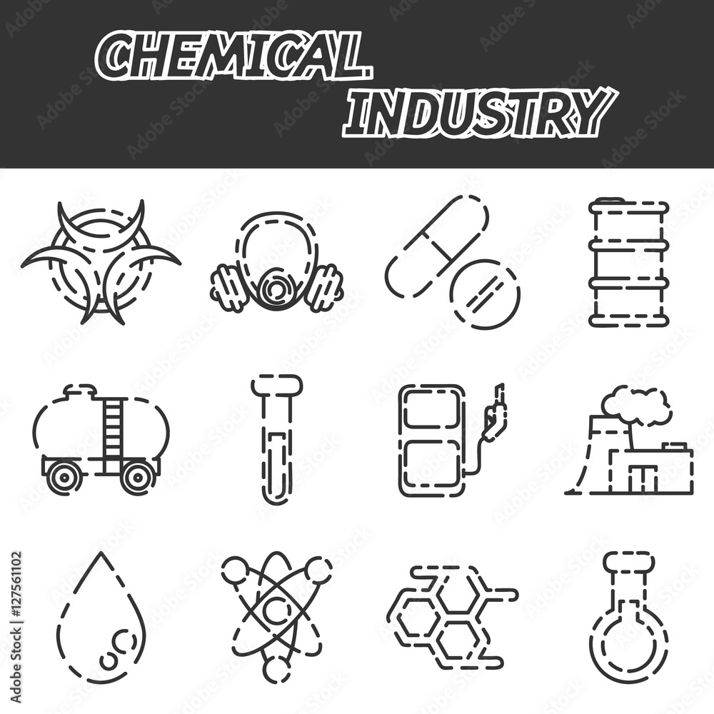 Chemical Industry Icon