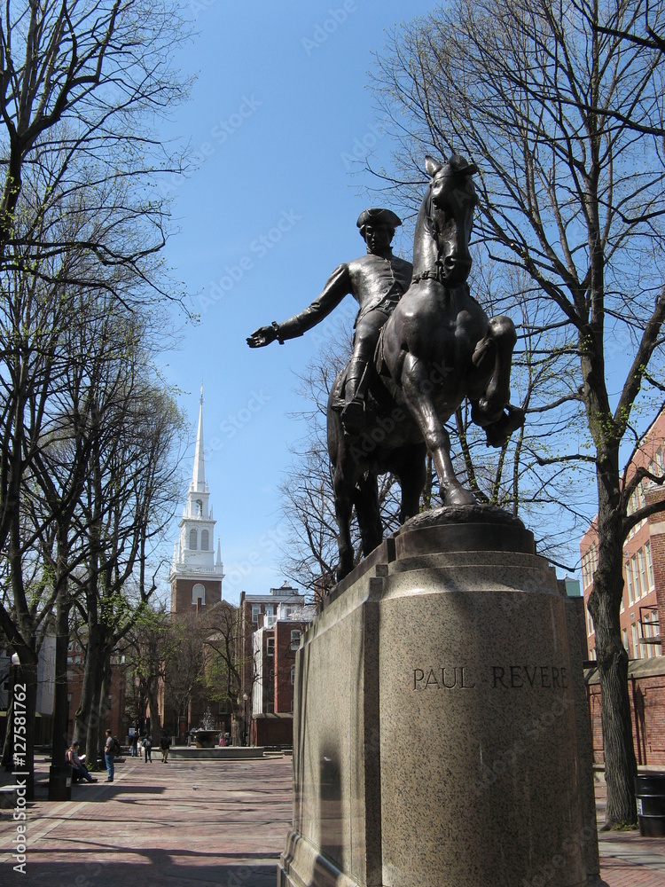 Paul Revere Statue North End