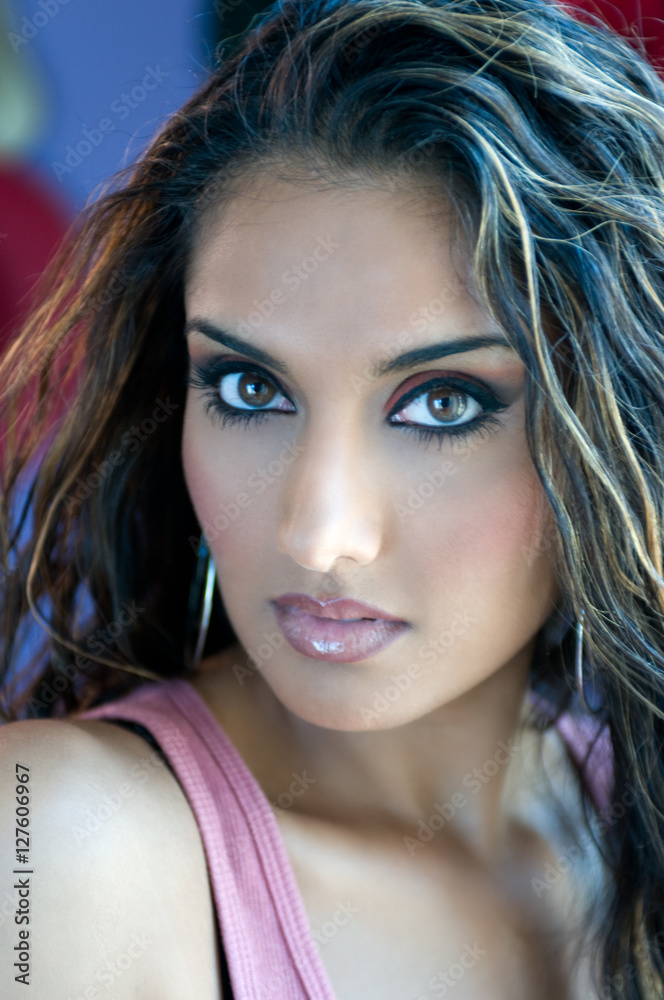 Exotic Fashion Model Stock Photo | Adobe Stock