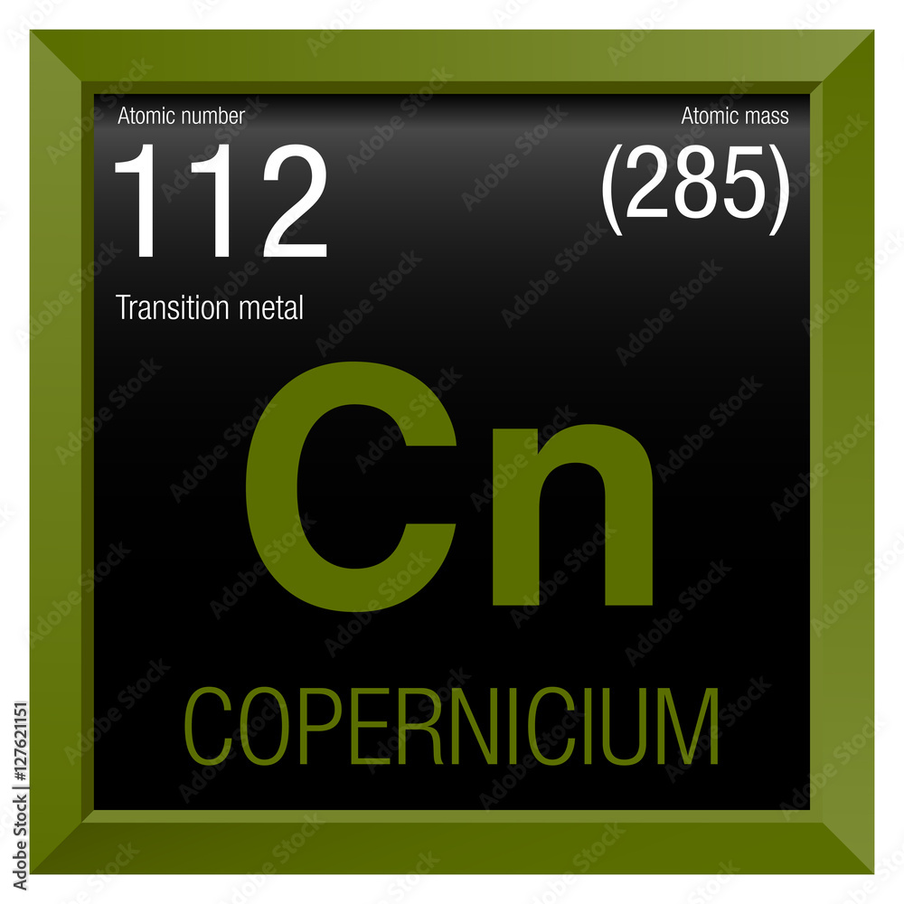 Copernicium Symbol