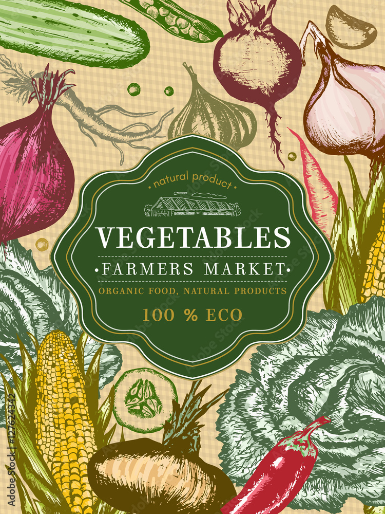 Vintage Vegetable Posters