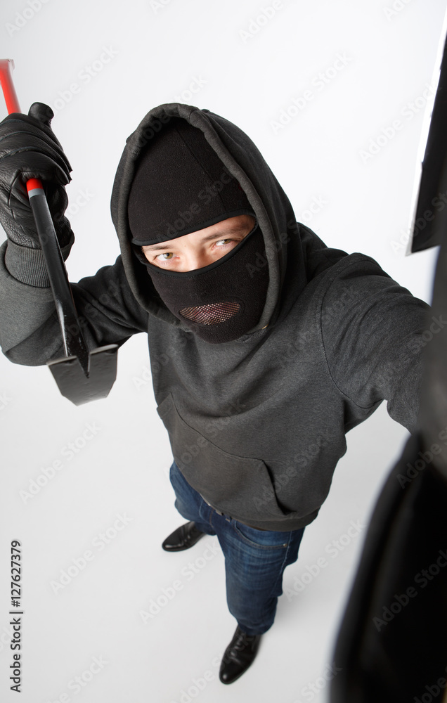 Robber drops with master key Stock-Foto | Adobe Stock