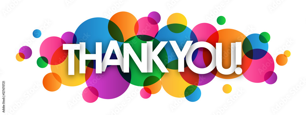 "THANK YOU" Vector Overlapping Letters Icon Stock Vector | Adobe Stock