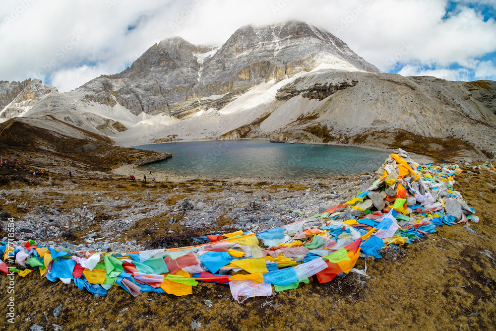 five color lake, Yanding Nature Reserve, Tibent call this land N Stock ...