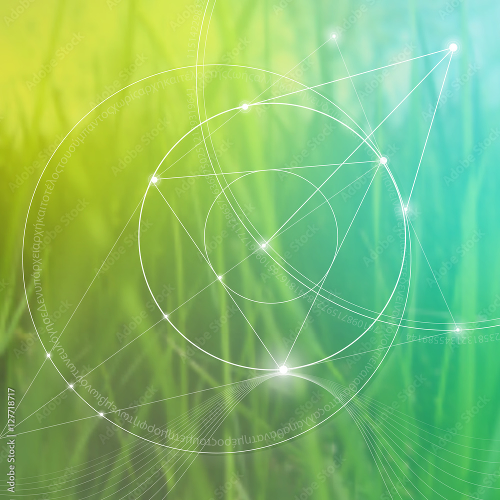 Sacred geometry. Mathematics, nature, and spirituality in nature. The ...