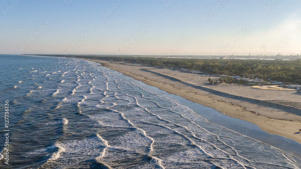 Spiaggia Marina di Ravenna Stock Photo | Adobe Stock