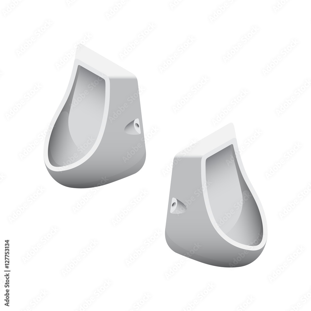 Vettoriale Stock Urinal Isometric Vector Illustration | Adobe Stock
