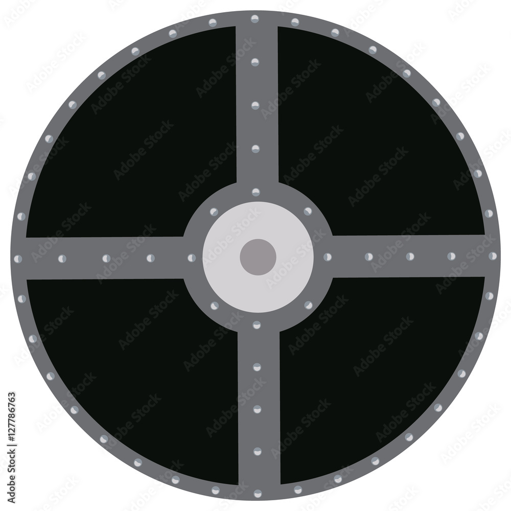 Viking shield vector Stock Vector | Adobe Stock