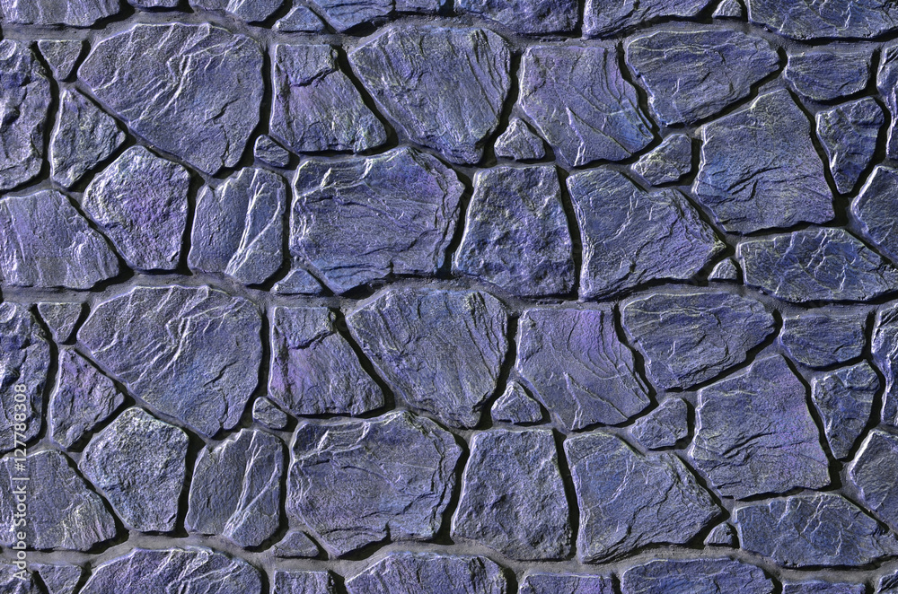 Stone fence texture - building feature. Texture of concrete fence with ...
