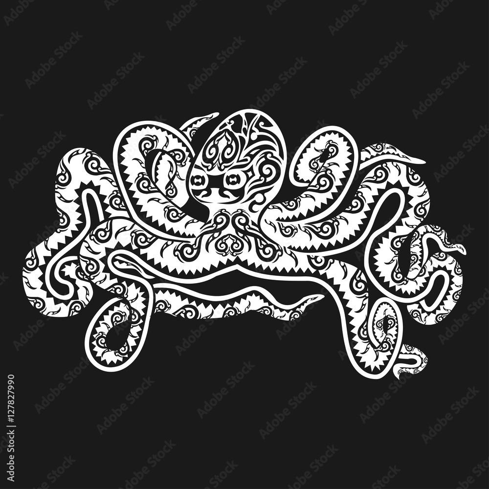 Maori Octopus Tattoo