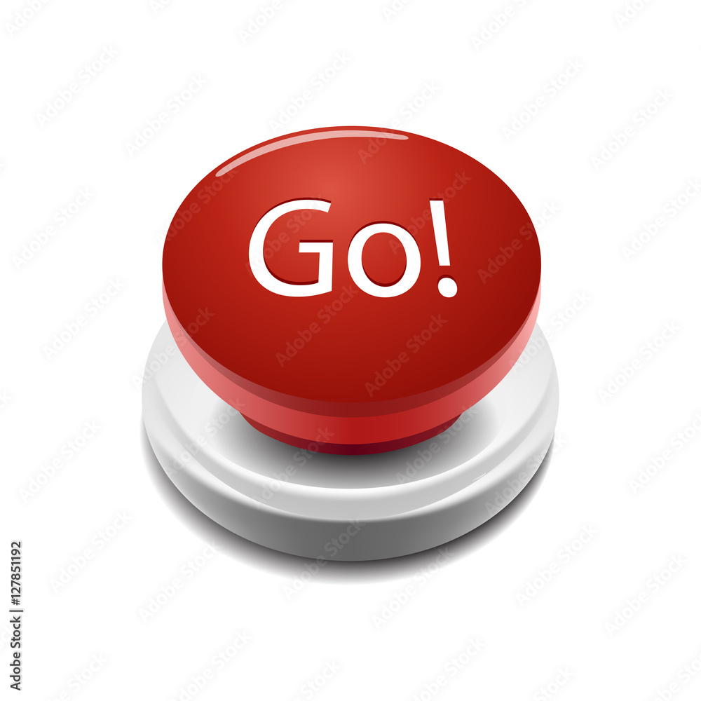 Vettoriale Stock Go! button vector vector illustration | Adobe Stock